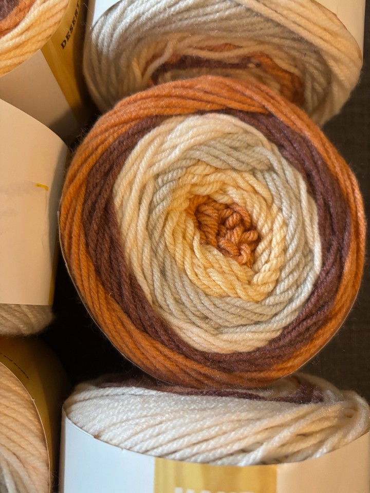 Hand Made Modern Yarn: Lot of 8 in color Desert- 100% Acrylic, 180 yds ...