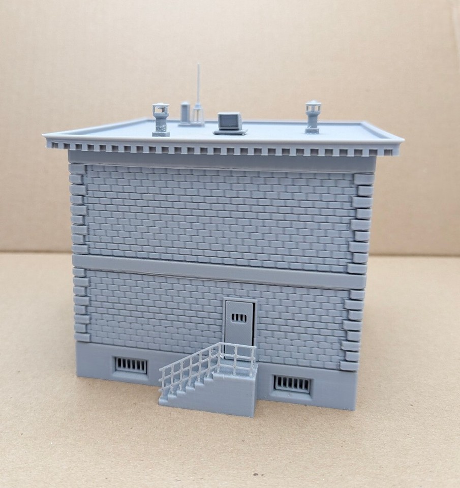 HO Scale Police Station Building 3d Printed Model Kit | eBay