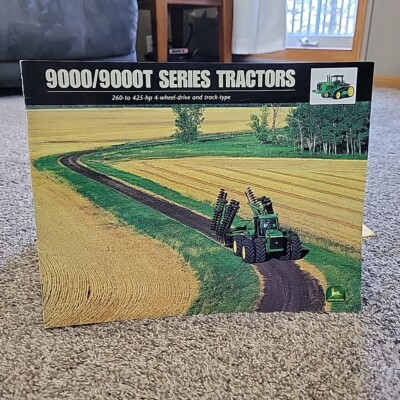 Vintage Y2K 2000 John Deere 9000/9000T Series Tractor Advertising Sales ...