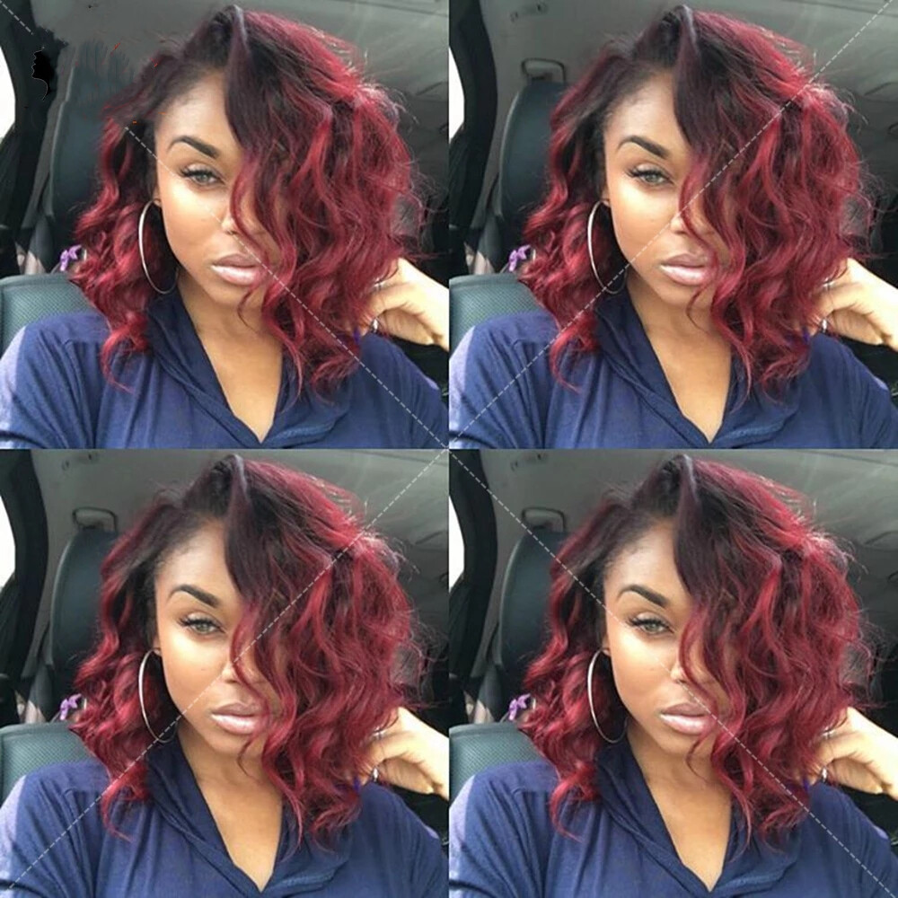 Black And Red Ombre Hairstyles