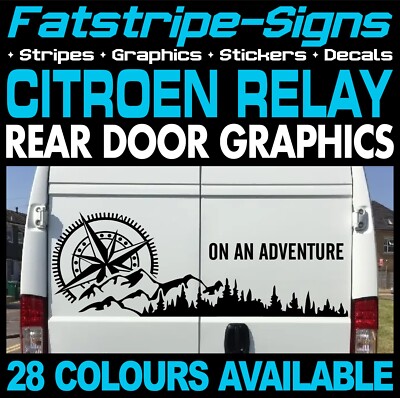 fits Citroen Relay Graphics Stickers Decals Camper Van Motorhome ...