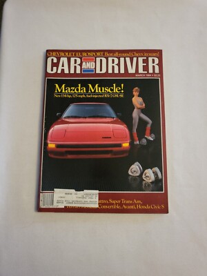 1984 March, Car and Driver Magazine, Mazda Muscle, (CP410) | eBay