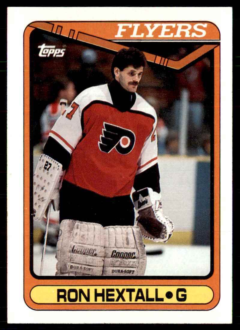1990-91 Topps Hockey Card Ron Hextall Philadelphia Flyers #243 | eBay