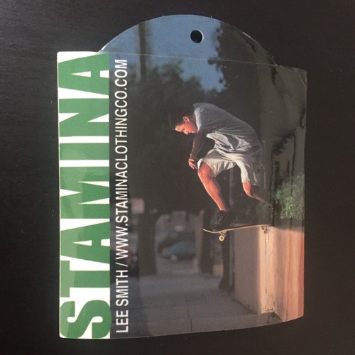 Stamina Clothing Lee Smith 90s Vintage Skateboard Sticker 2.5” | eBay