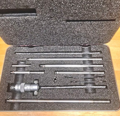 Starrett No.124 Micro Meter Set W/ Case 1.5"-7" | eBay