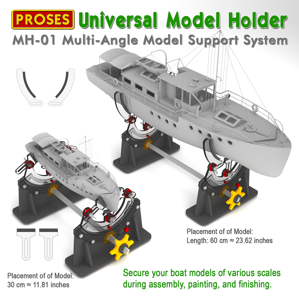 Proses Universal Scale Model Holder System for Aircrafts, Boats, Ships ...
