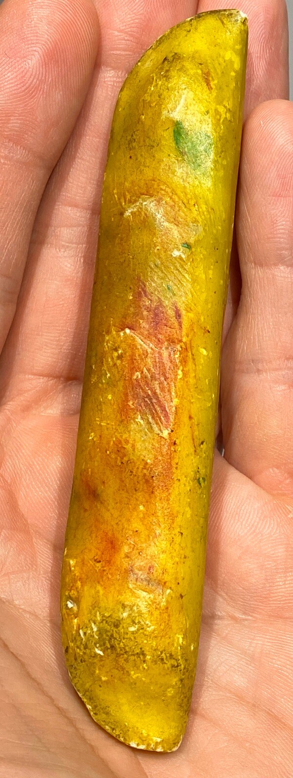 Early Italian Alabaster Stone Vegetable Alabaster Yellow Red Bean ...