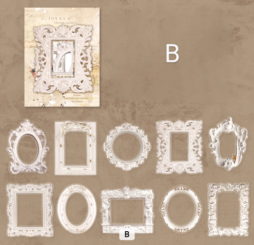 Vintage frame border picture framing stickers diary Scrapbooking DIY ...