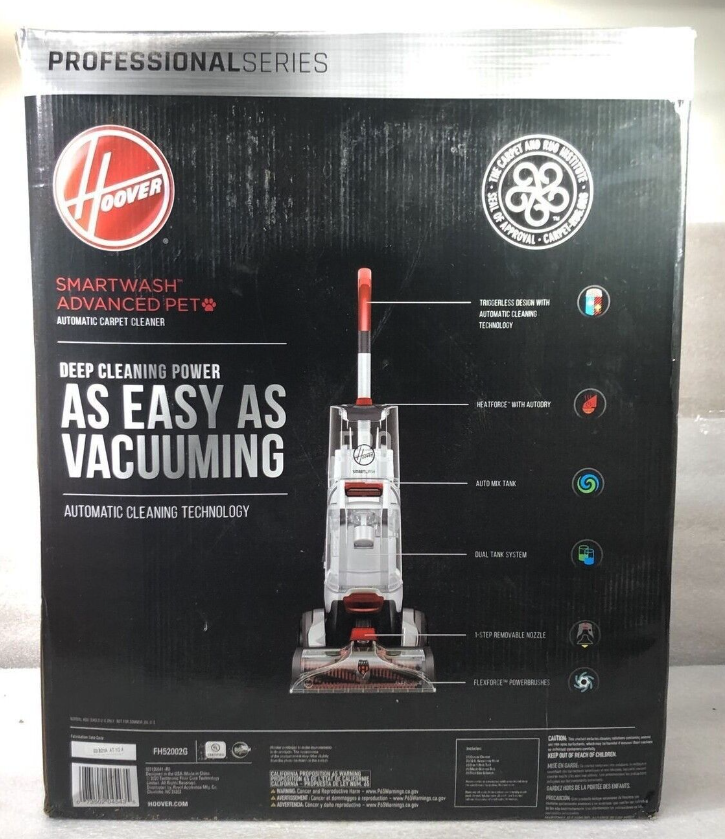 1 Hoover FH52023V SMART WASH CARPET CLEANER FH52023V for sale online | eBay