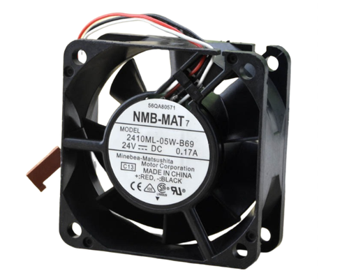 1PC NMB-MAT 2410ML-05W-B69 CASE Cooling Fan DC 24V 0.17A 60*60*25mm ...