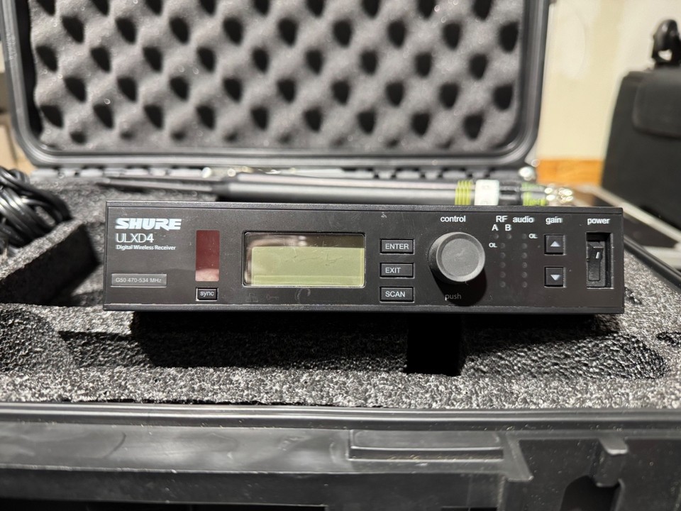 Shure ULXD4 Wireless Receiver G50 Band | eBay