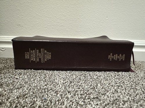 LDS Large Print QUAD Scriptures Book Of Mormon D &C Old & New ...