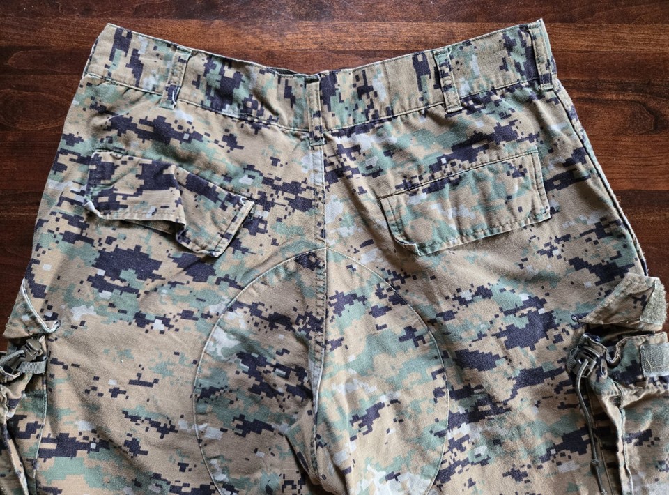VTG USMC MARPAT Size-Med Reg. Woodland Digital Camo Pants Mens Military ...