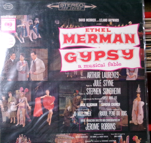 Ethel Merman GYPSY A Musical Fable Lp Album-Original Broadway Cast | eBay