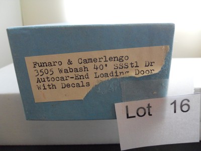 Lot 16: Funaro & Camerlengo 3505 Wabash 40' SStl Dr Autocar-End Loading ...