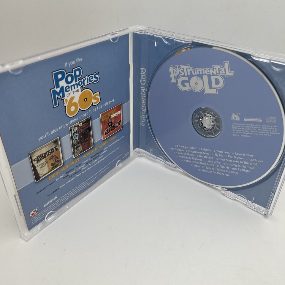 Time Life cd Pop Memories Of The 60s Instrumental Gold. CD9 ...