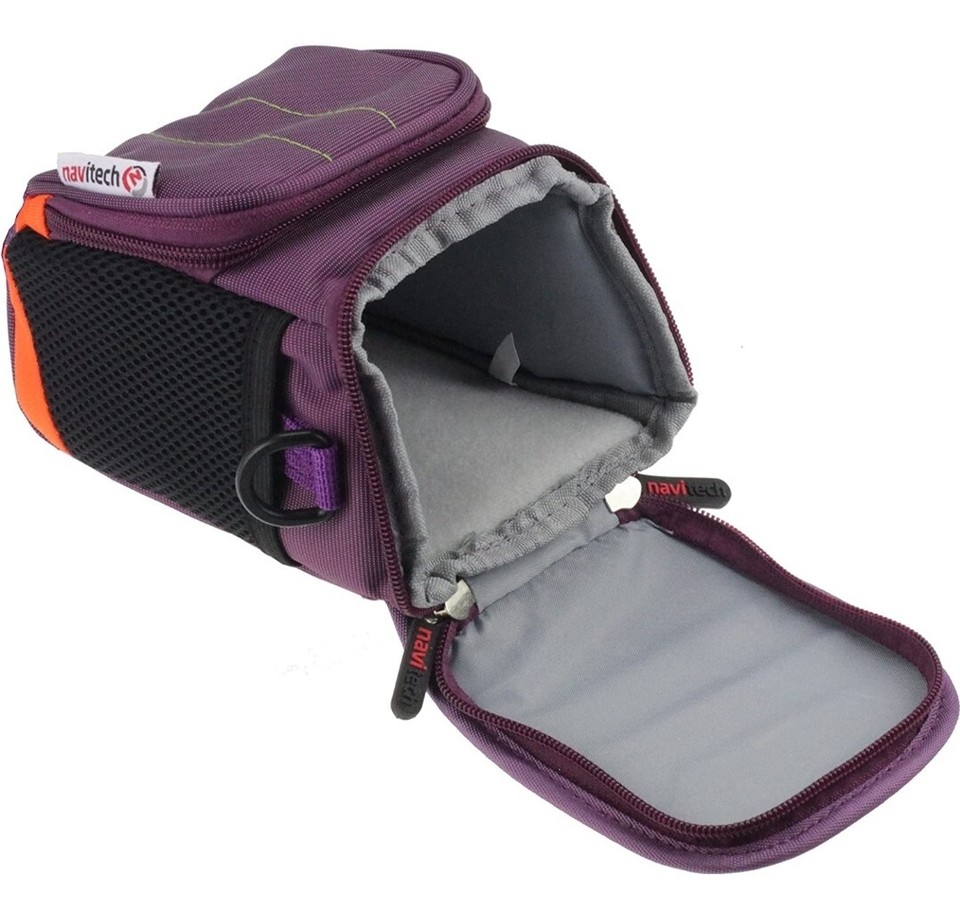 Navitech Black Action Camera Case/Cover - with Multiple Pockets& Straps ...