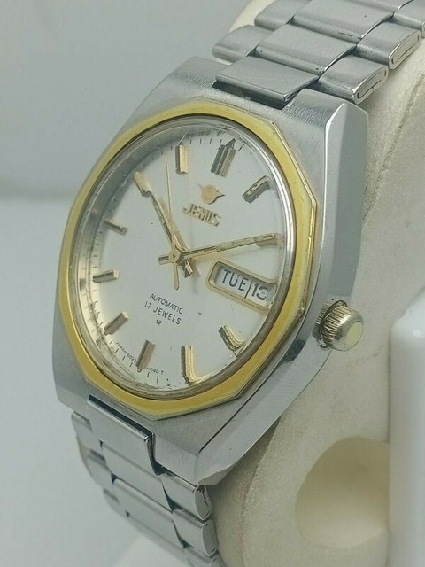 Vintage Jemis 5021-0240 Automatic Day/Date Watch for sale online | eBay