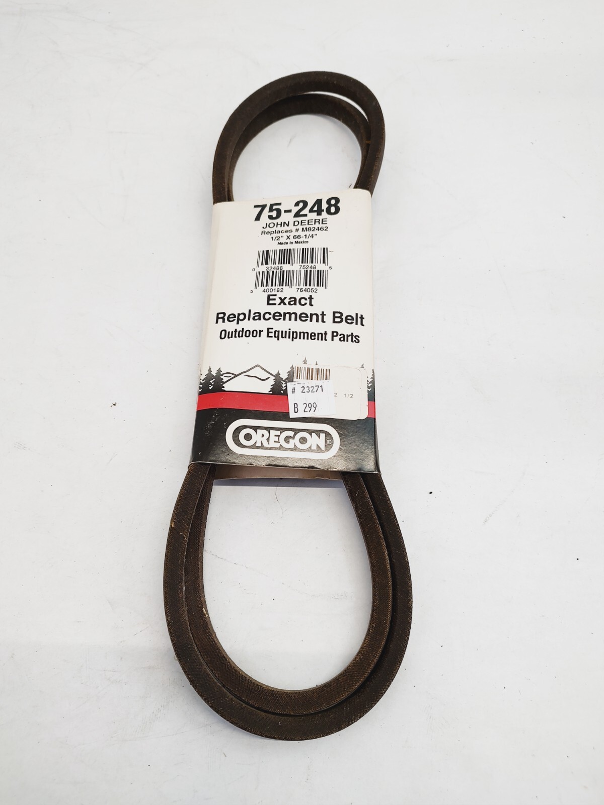 OEM Oregon Belt 75-248 Replaces John Deere M82462 1/2" x 66-1/4" | eBay