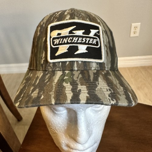 Winchester Logo Scout Patch Camo Hat Adjustable Snapback Cap One Size ...