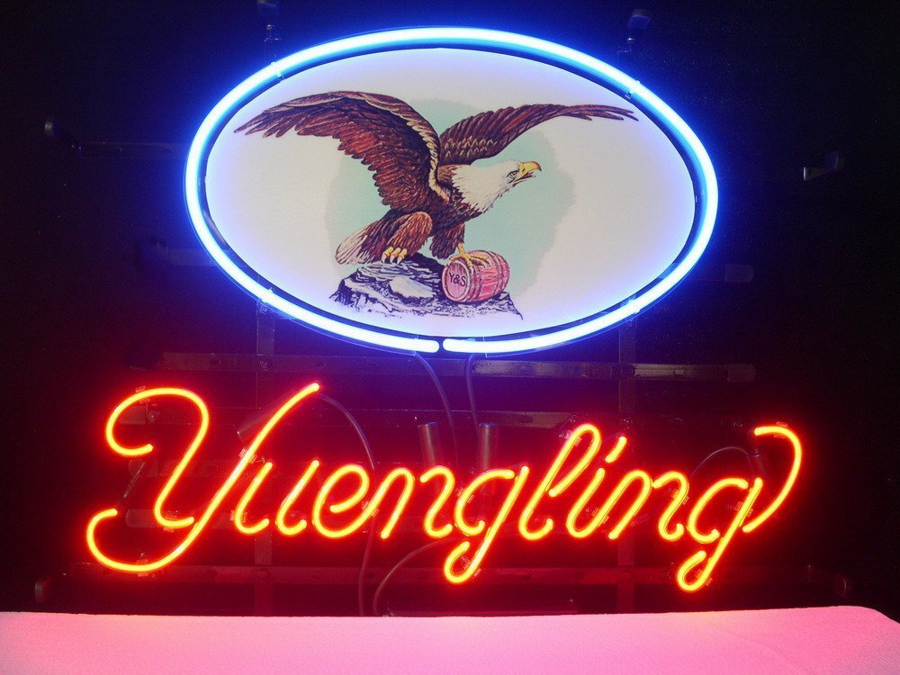 Yuengling Beer Eagle Lager 20"x16" Neon Light Sign Lamp Bar Wall Decor ...