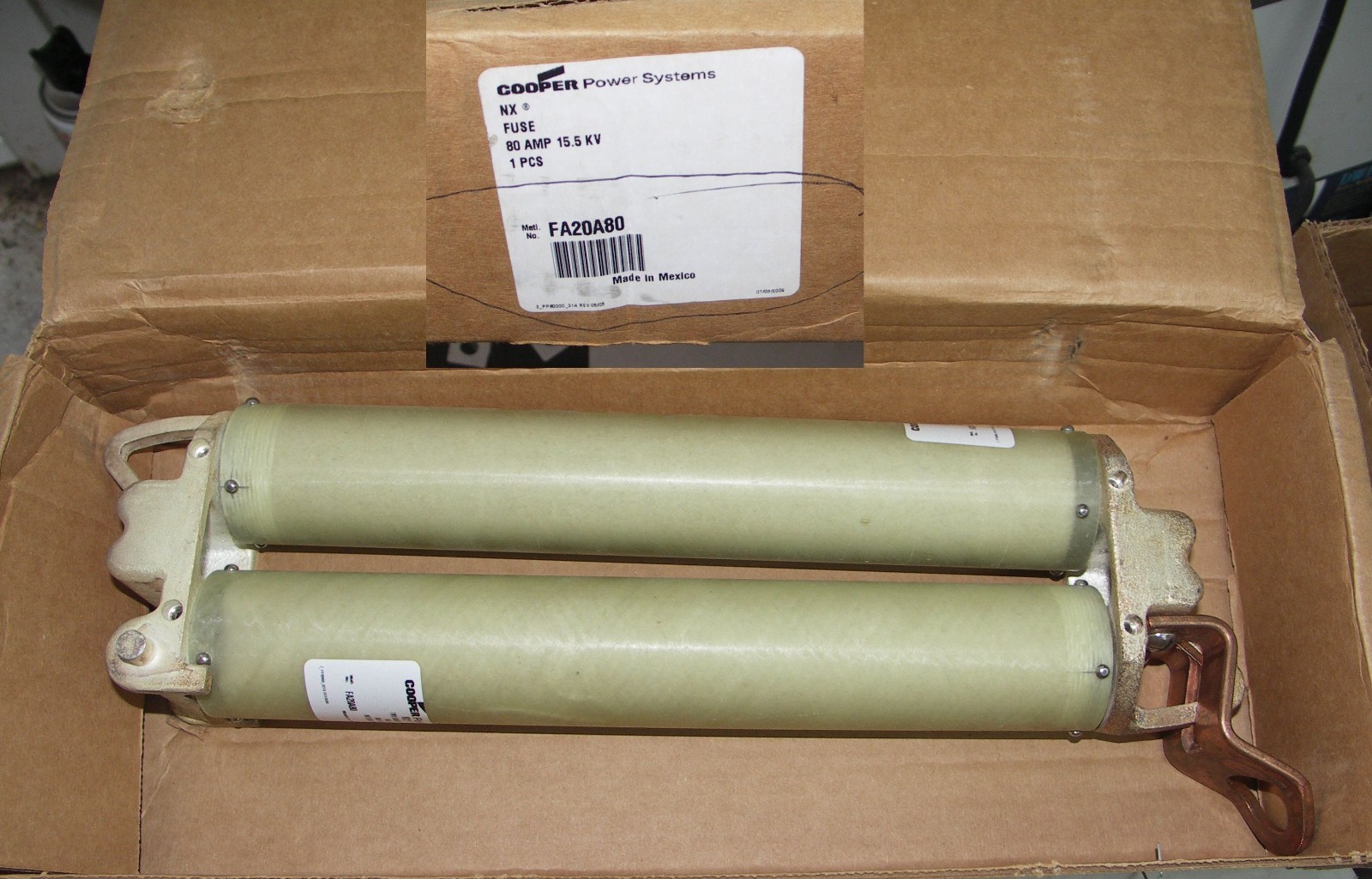 Cooper Power System FA20A80 NX Fuse / Arc-Strangler Load Breaking ...