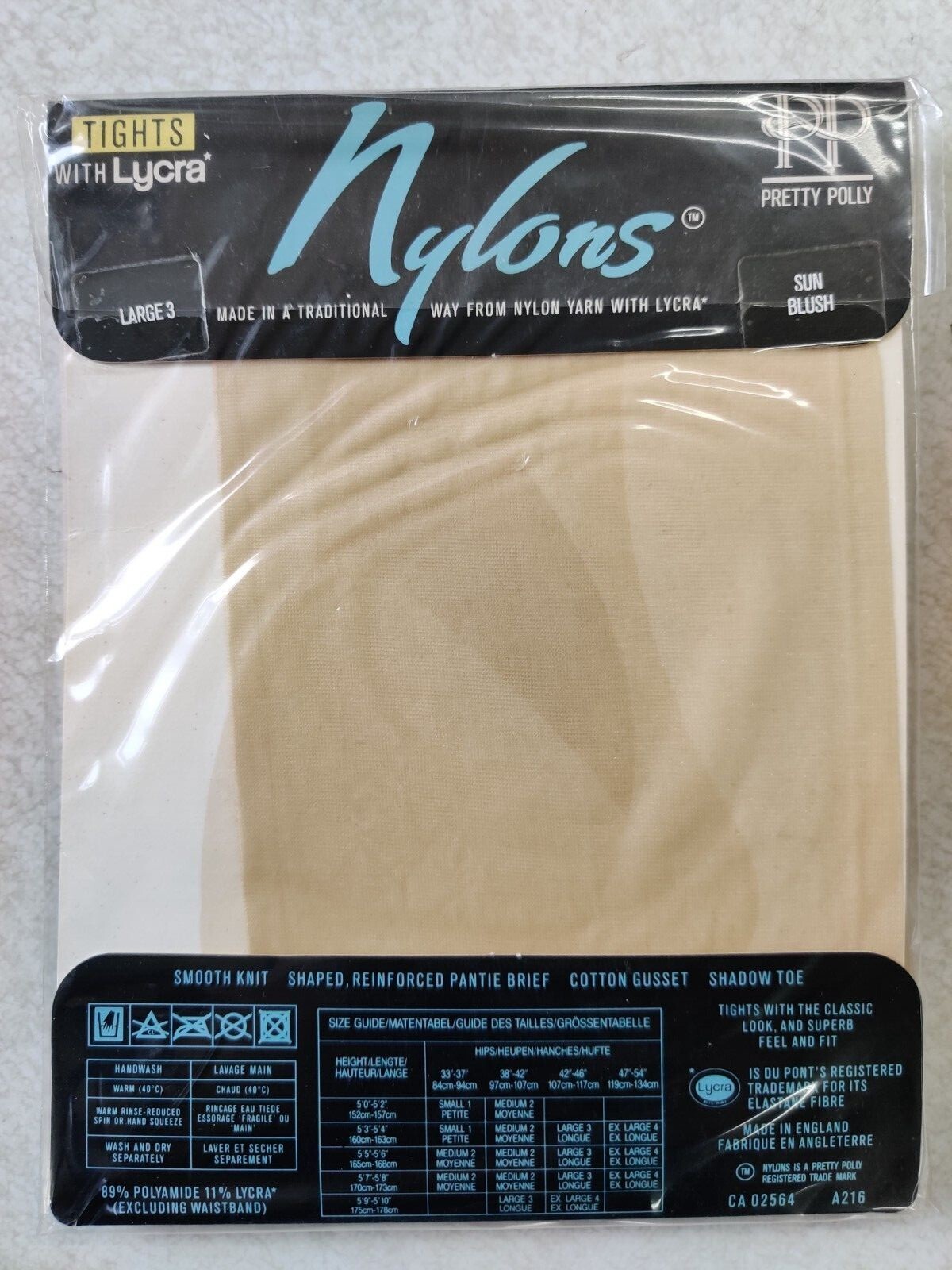 GENUINE vintage pretty polly nylon tights,assorted sizes and colours ...