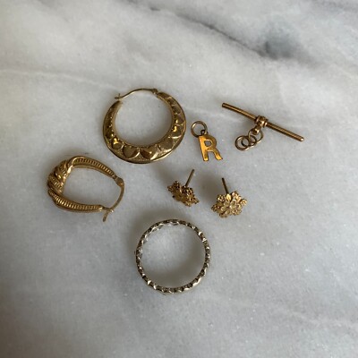 9ct 375 Gold Jewellery Scrap Lot ( approx. 5.1g) | eBay UK