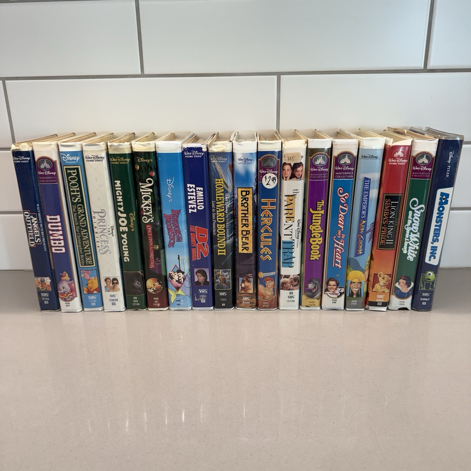 Walt Disney VHS Movie Tapes Lot Of 18 Classic Disney Movie Bundle PLUS ...