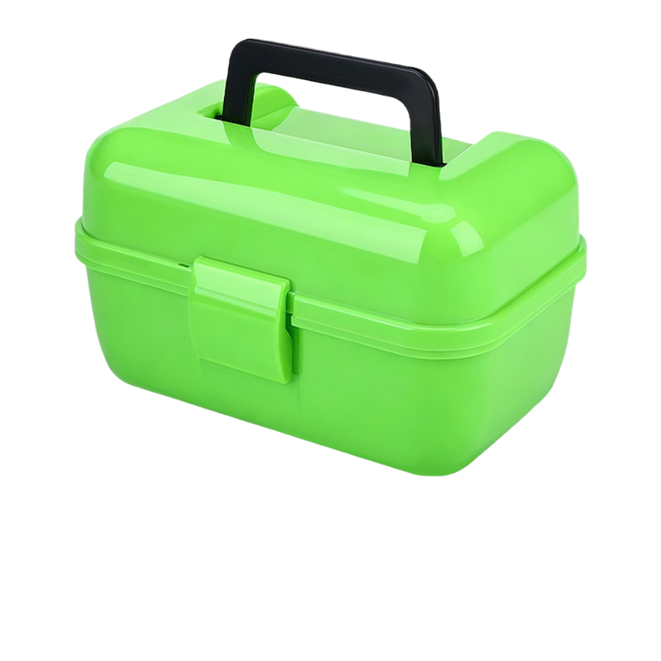 Two-Layer Organizer Fishing Tackle Box Two-layer Design 180° Full ...