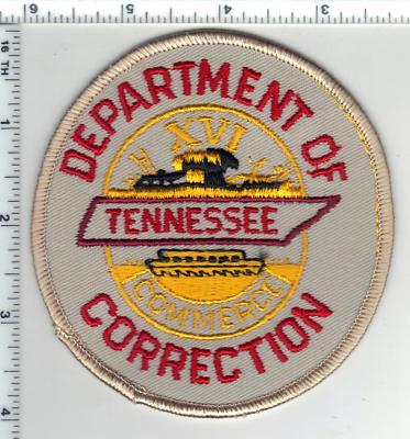 Department of Correction (Tennessee) Tan Shoulder Patch from the 1980's ...