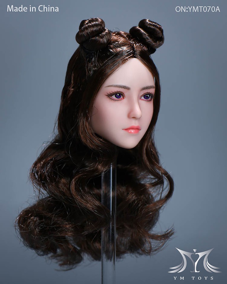 YMTOYS YMT070 1/6 Xiao Cang Asia Girl Head Sculpt Fit 12'' Pale Skin ...