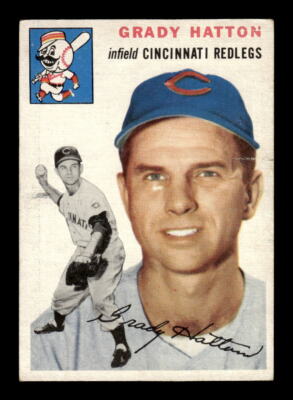 1954 Topps Baseball #208 Grady Hatton VGEX Cincinnati Redlegs | eBay