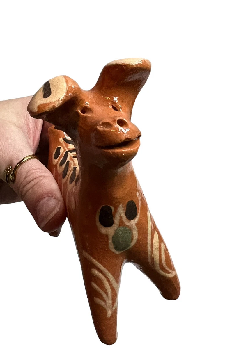 Clay Whistle Animal Sculptures