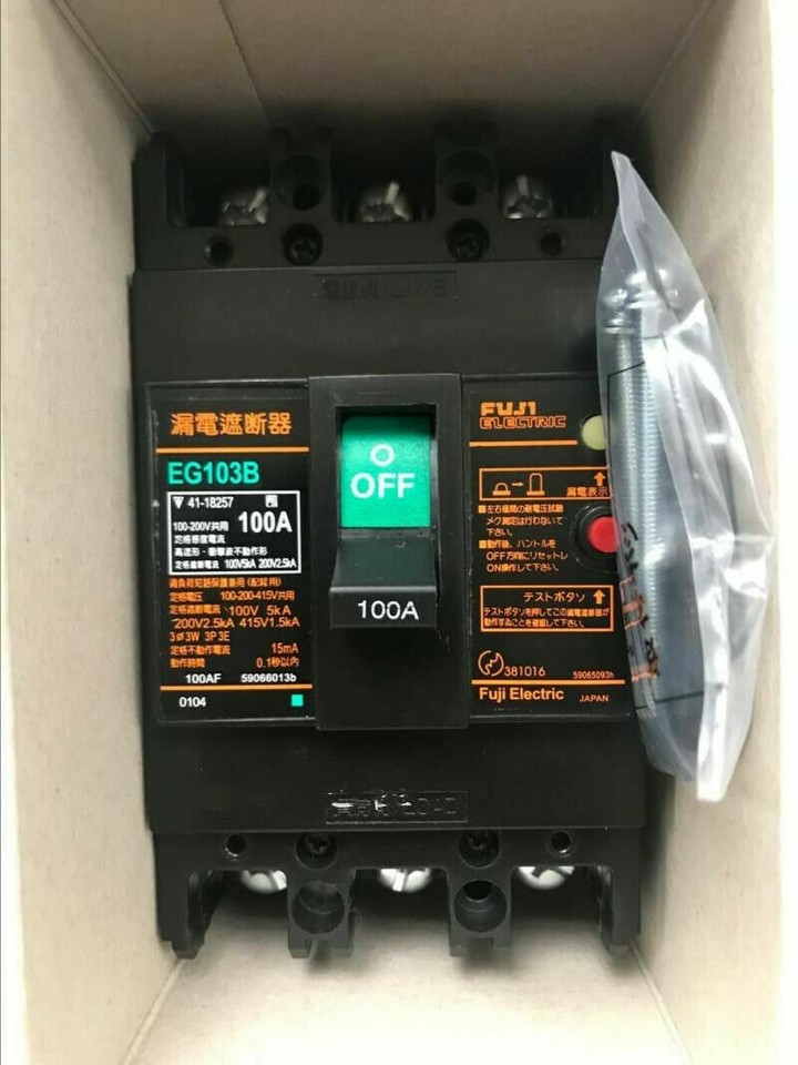 new for leakage circuit breaker EG103B 3P 100A | eBay