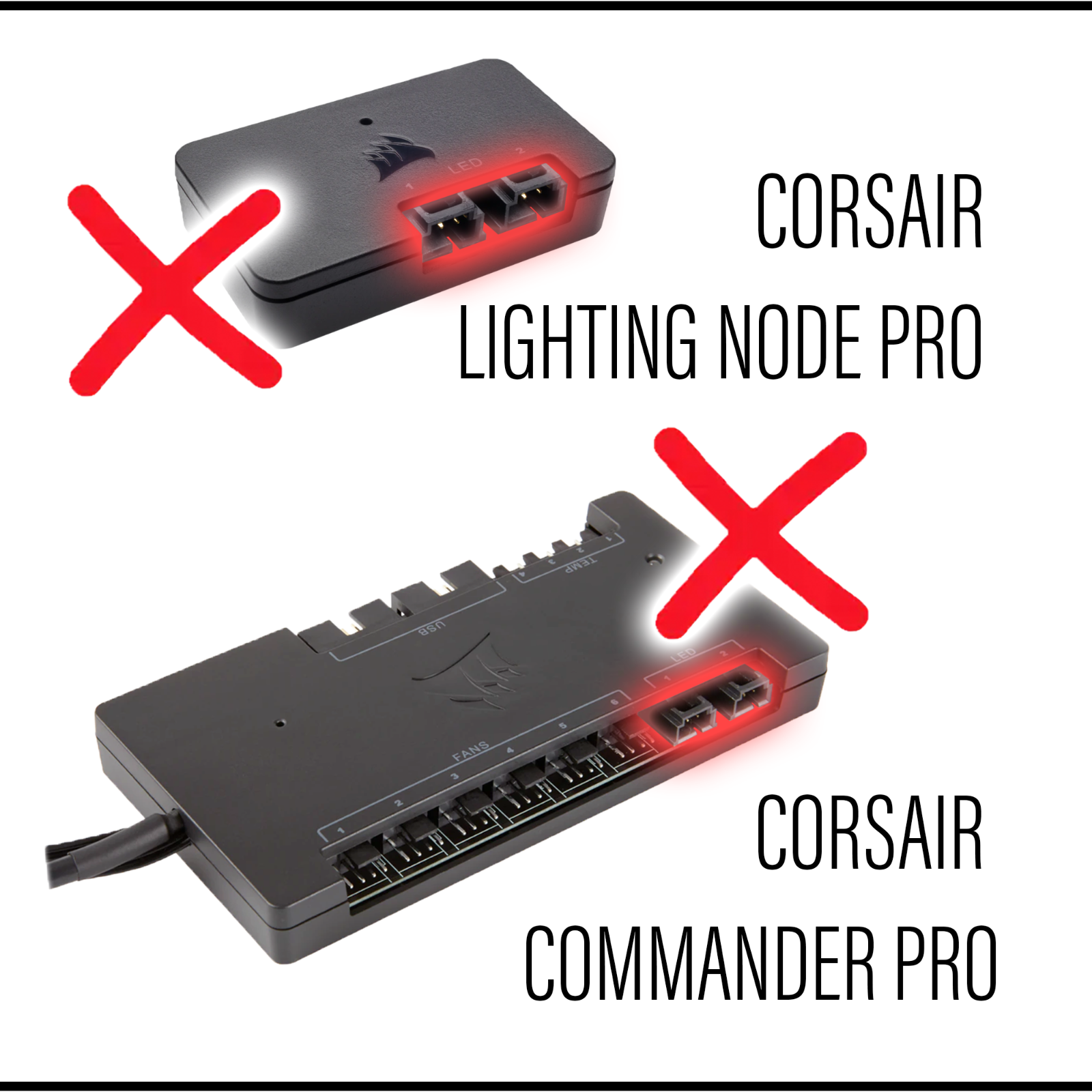 Corsair RGB Fan Hub to Standard ARGB 3-pin 5V Adapter | eBay