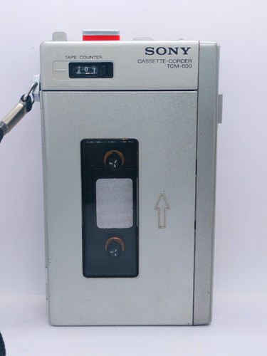 Sony TCM 600 Walkman Cassette player With case works well Used | eBay