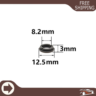 50 PCS Plastic Part Washer Spacer Clip Fits Denso Fuel injector 12.5×3× ...