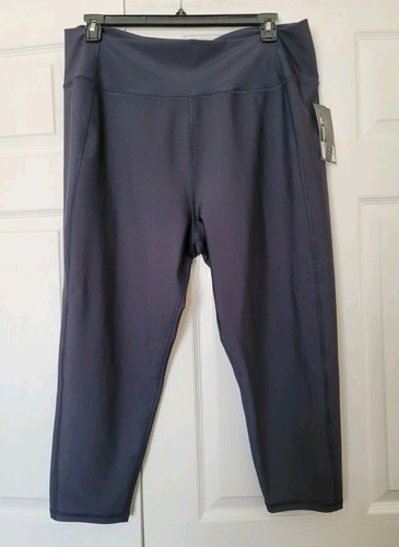 Kinesis Knit Pants Women's Plus Size 3X Navy Blue Elastic Waist Stretch ...