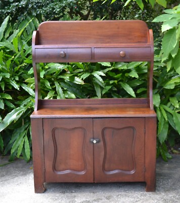 Southern Primitive Bucket Bench Cupboard Antique AMERICAN Shenandoah ...