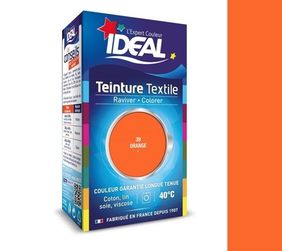 Tinte Con Fijador Textil Tela Naranja 39 IDEAL Ropa Algodón Seda | eBay