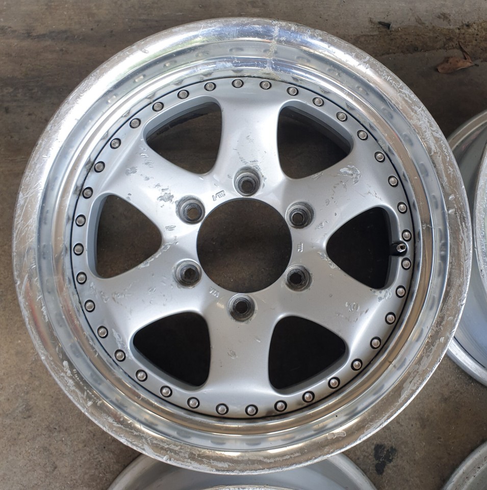 JDM 16" Berg Conquest rims wheels 139.7X6 hilux 4runner lc2 prado LC90 ...