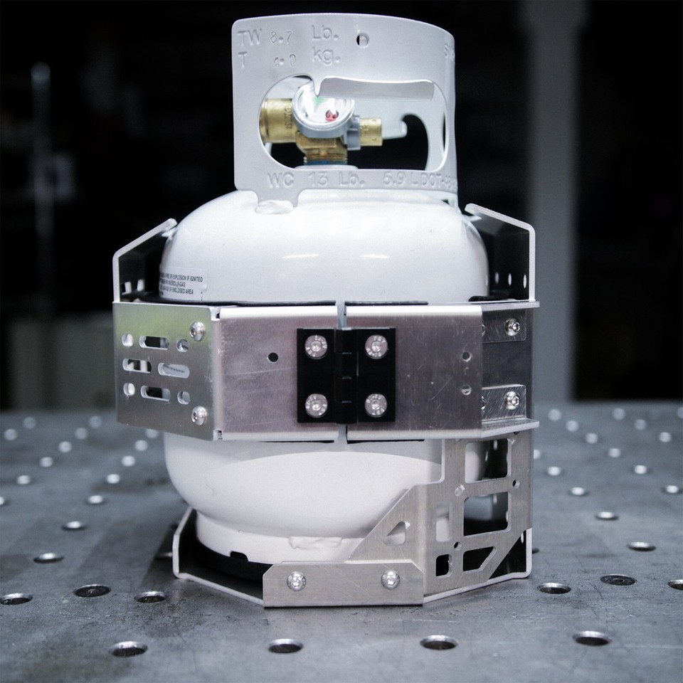 Flame King 5 LB Propane Tank Mount Holder | eBay