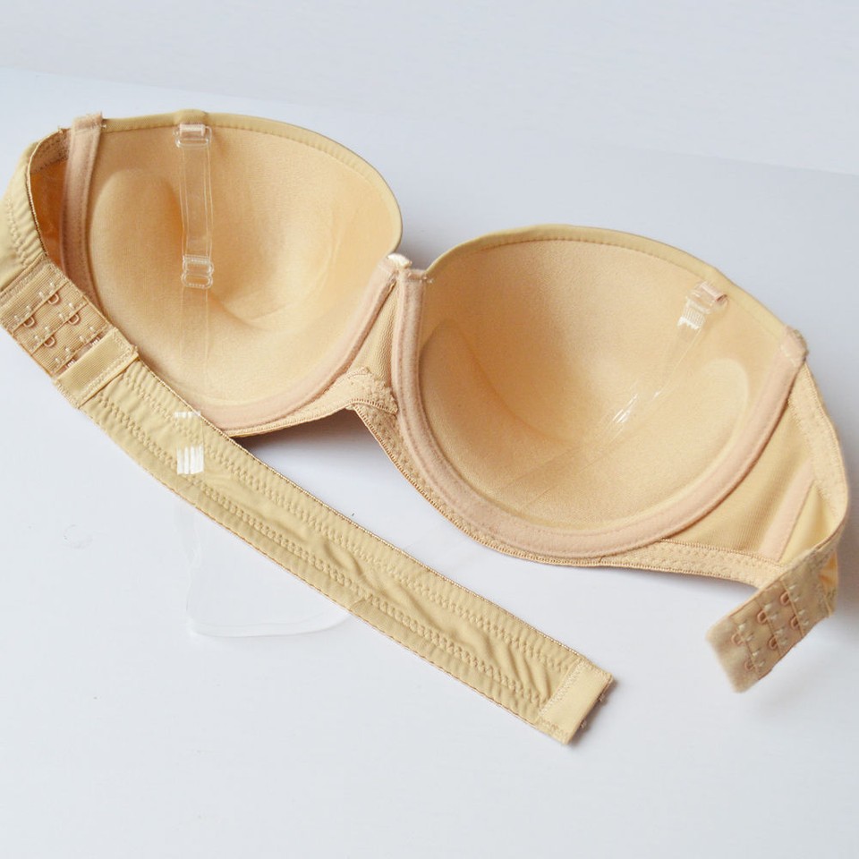 Push up Bra Underwire Padded Strapless Multiway Bra's 32 34 36 38 40 A ...