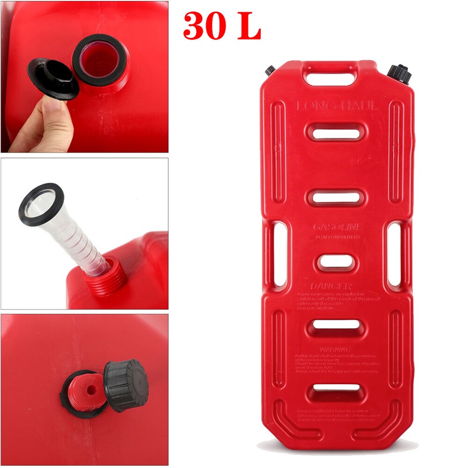 30L Fuel Tank Gas Oil Petrol Storage Can Container + Lock Mounts For ...