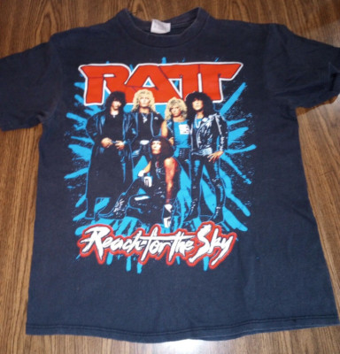 Vintage 1989 Ratt City To City World Concert Tour T-Shirt Large Made In ...