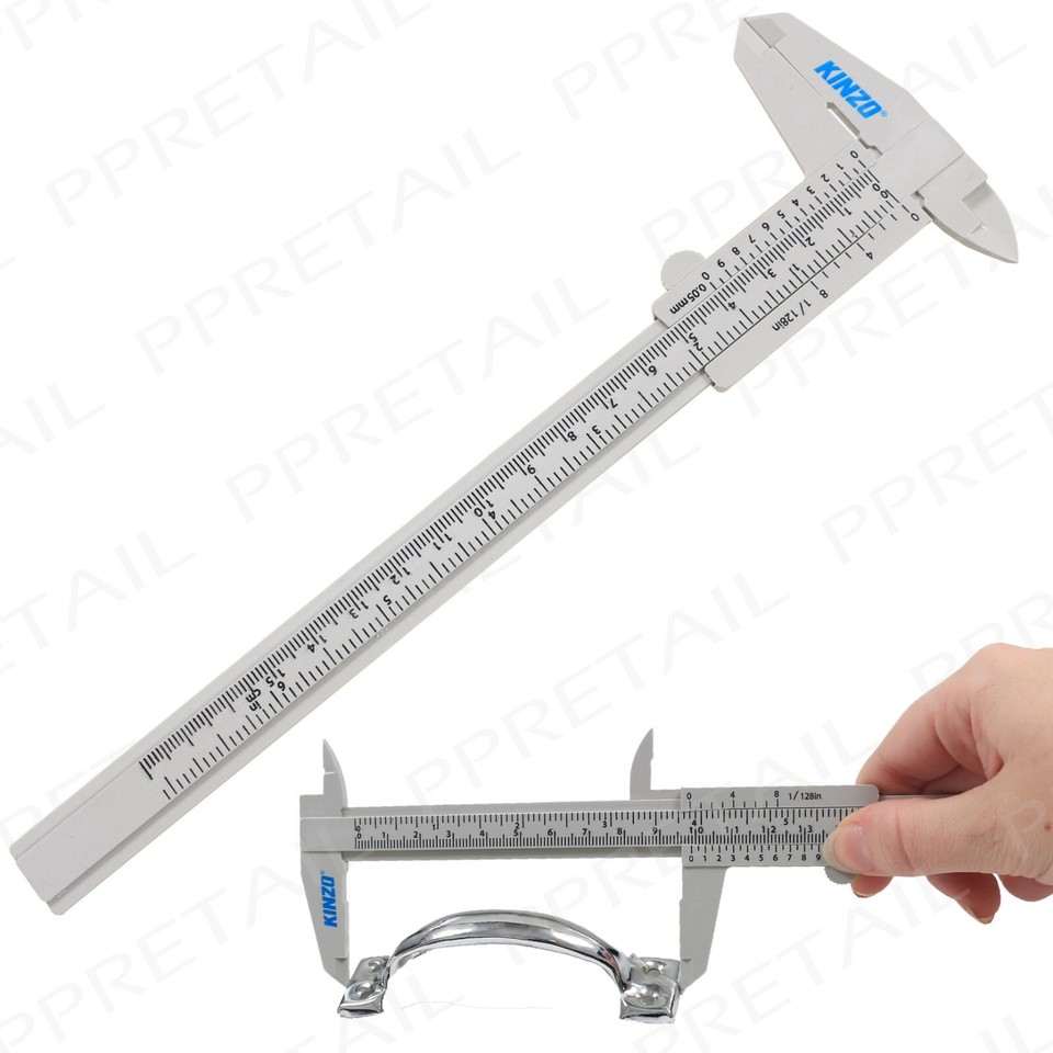 150mm Vernier Caliper INTERNAL & EXTERNAL DIAMETER Measuring Tool Pipe ...