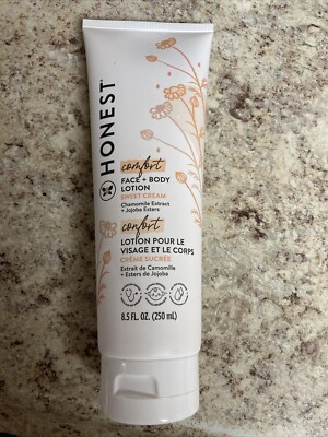 Honest Co. Face + Body Lotion • Hypoallergenic • Sweet Cream 8.5 oz New ...