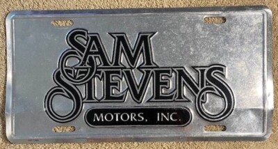 Sam Stevens Motors INC Booster License Plate Amory Mississippi Dodge ...