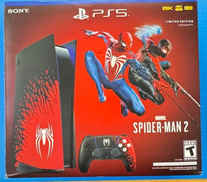 New Sony Playstation 5 PS5 Console Marvel Spider-Man 2 Limited Edition ...
